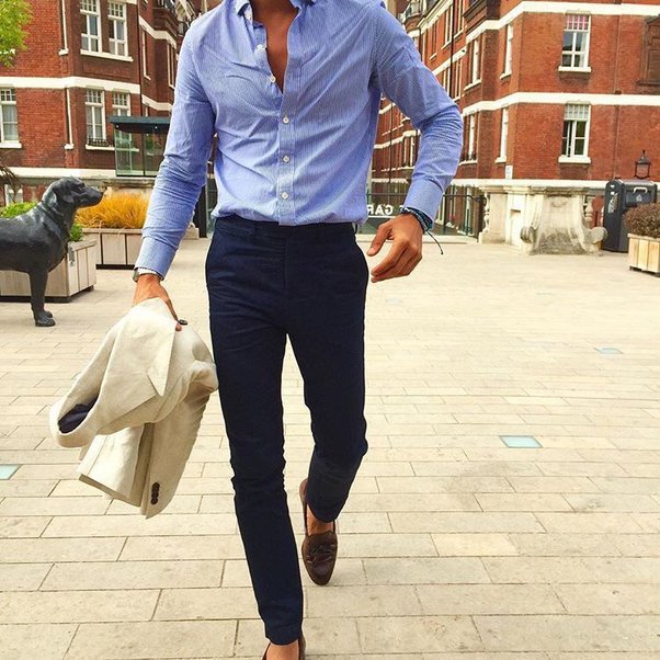 The Timeless Trend of Navy Blue Pants for Men - Hit Fit Fashion